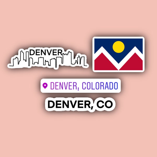 Denver Stickers - Etsy