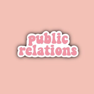 Public Relations Sticker Pack - PR Stickers - Etsy