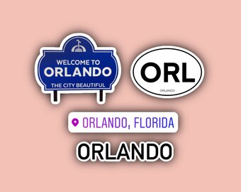 Orlando Stickers | Etsy