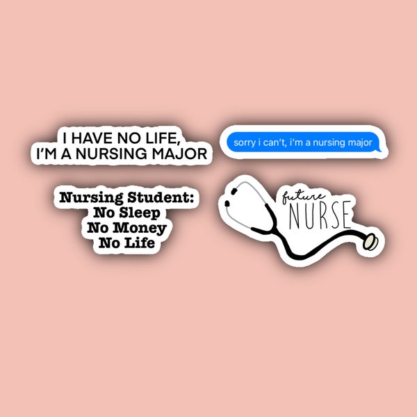 Nursing Stickers - Etsy