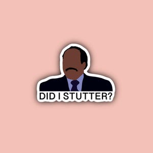 Stanley the Office Inspired Sticker Pack - Waterproof Stanley Stickers ...
