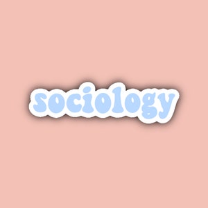 Sociology Major Sticker Pack - Sociology Student - College Student ...
