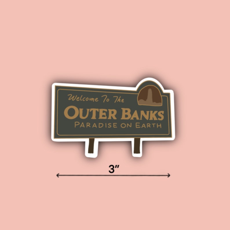 Outerbanks OBX Welcome Sign John B Pope Sarah Cameron JJ | Etsy