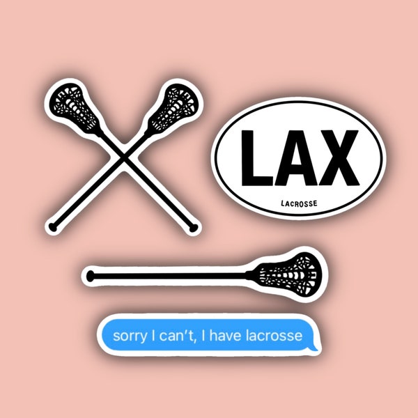 Lacrosse Decal - Etsy