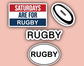 Ruby Stickers, Girls Ruby Stickers, Rugby Gift, Rugby Lovers, Rugby ...