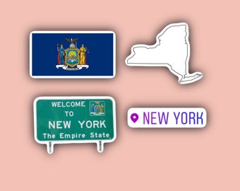 New York Sticker | Etsy