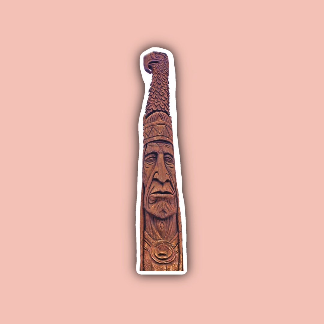 Bethany Beach Totem Pole - 3" - Waterproof Sticker - Delaware Beaches ...