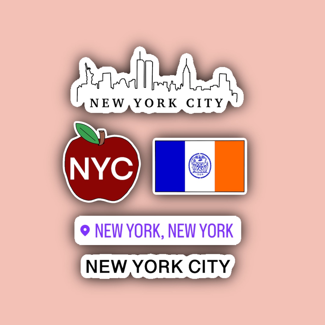 New York City Sticker Pack - NYC Stickers - New York, NY - the Big ...