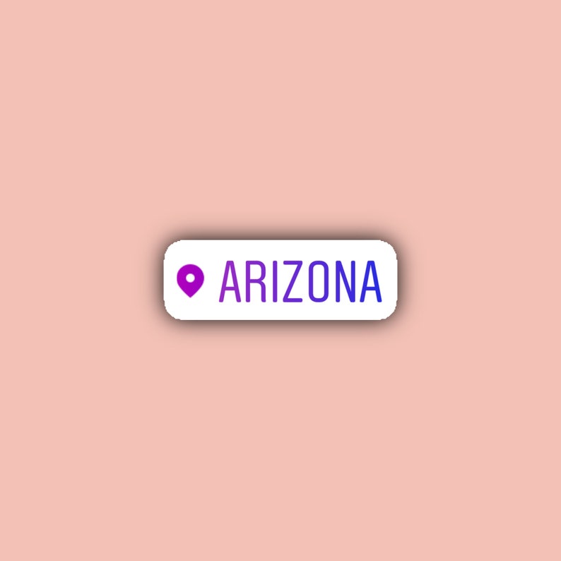 Arizona Sticker Pack AZ Arizona Arizona Stickers - Etsy