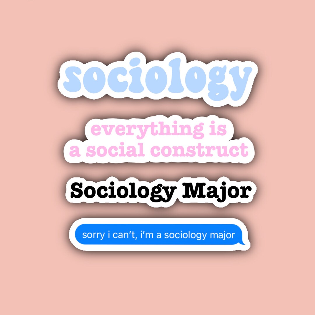 Sociology Major Sticker Pack - Sociology Student - College Student ...