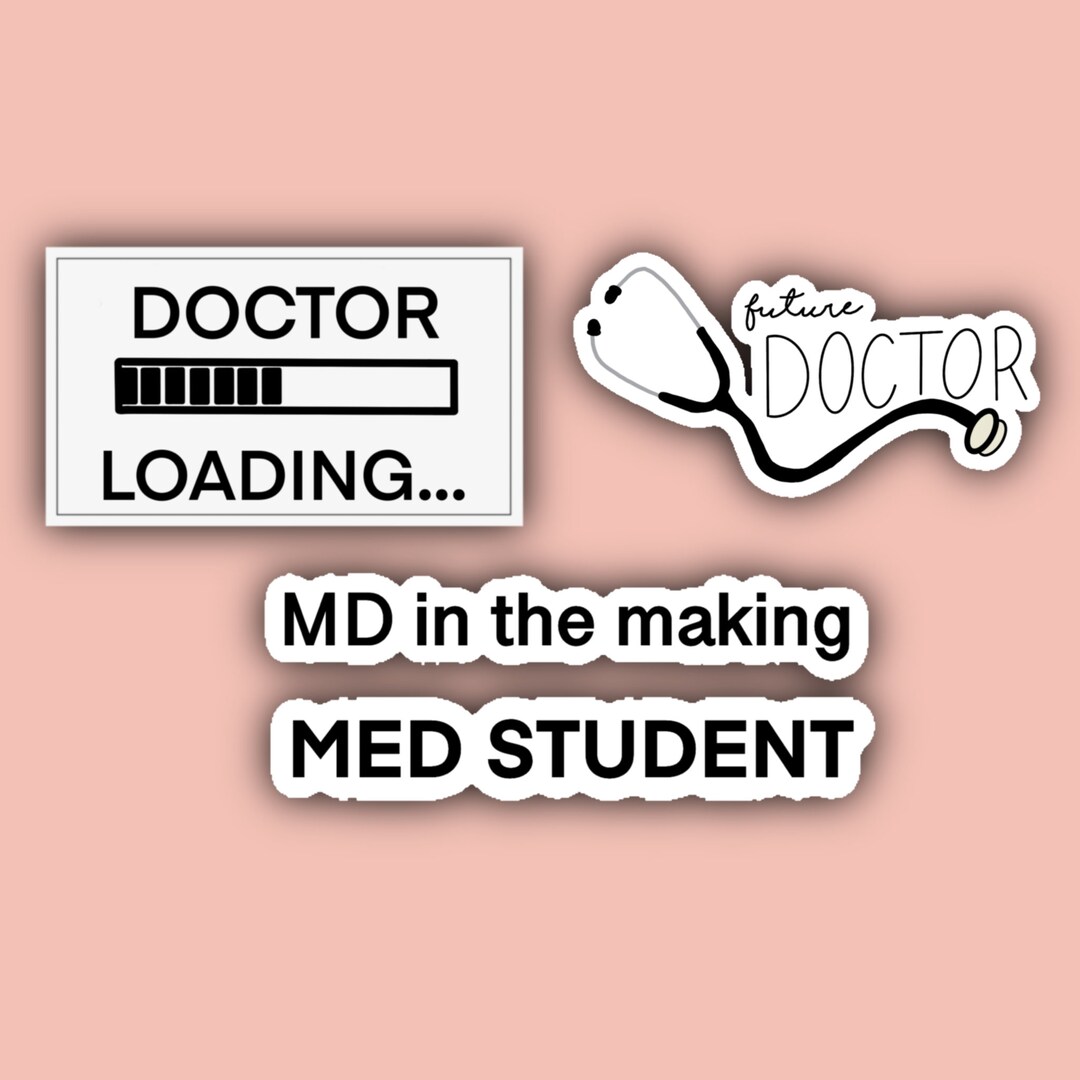 Future Doctor Sticker Pack - Future MD Stickers - MD in the Making ...