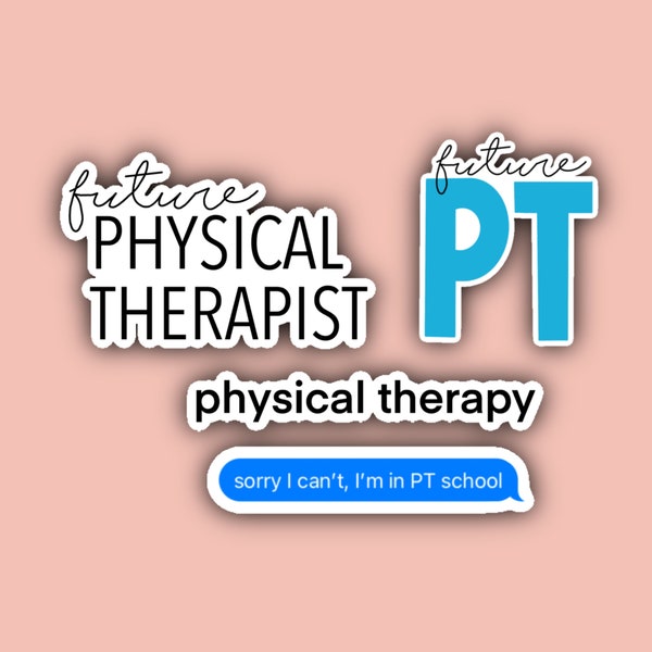 Future Physical Therapist Stickers - Etsy