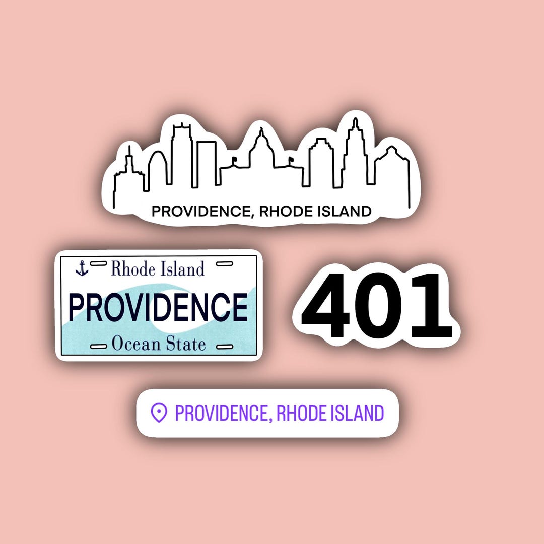 Providence Sticker Pack - Waterproof Rhode Island Stickers - Etsy