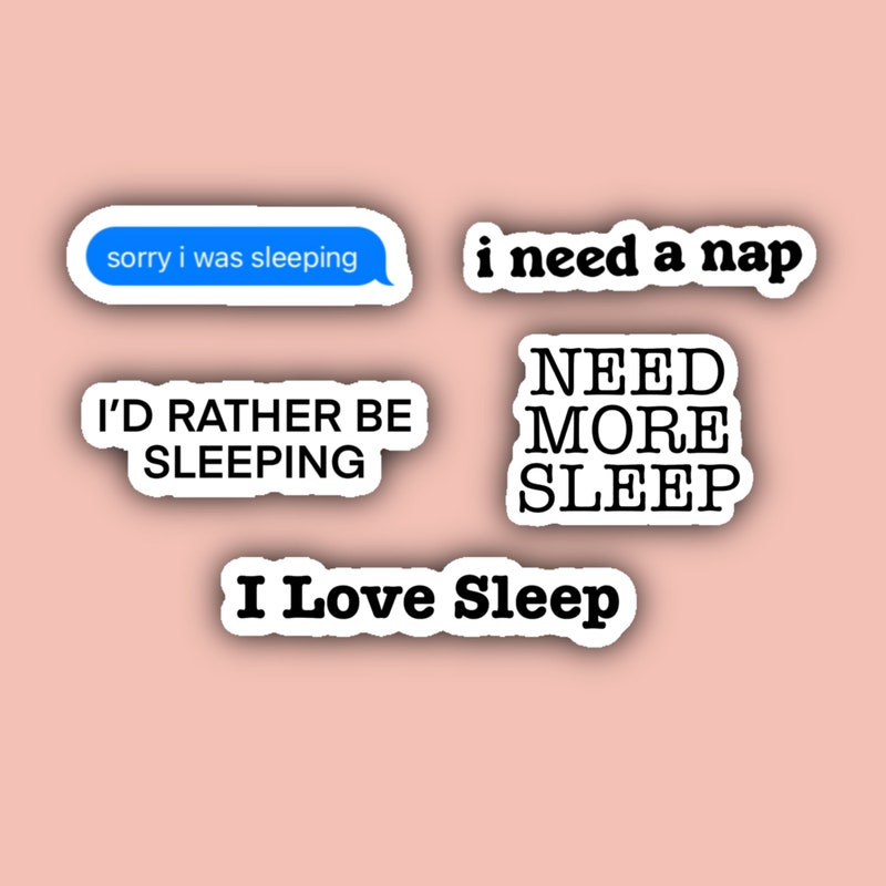 Sleep Stickers - Etsy
