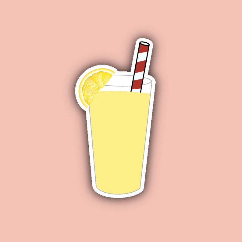 Lemon/lemonade Sticker Pack Lemon Stickers Lemons Food - Etsy