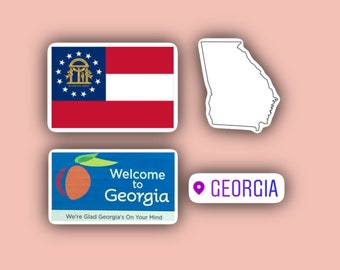 Atlanta Georgia Sticker - Etsy