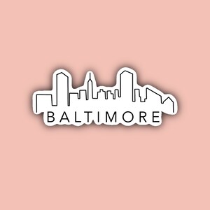 Baltimore Maryland Sticker Pack - Baltimore Stickers - Maryland Crab ...