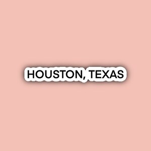 Houston Texas Sticker Pack - Houston TX Stickers - Skyline - Flag ...
