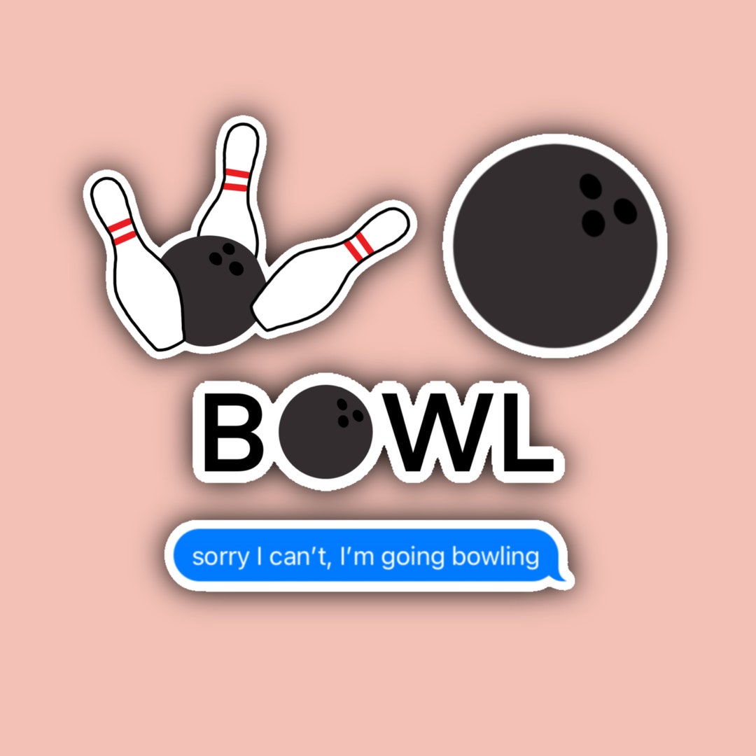 Bowling Sticker Pack - Bowling Stickers - Bowl - Bowling Pins - Etsy