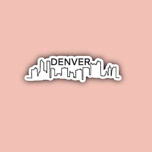 Denver Colorado Sticker Pack - Denver, CO Stickers - Geotag - Skyline ...