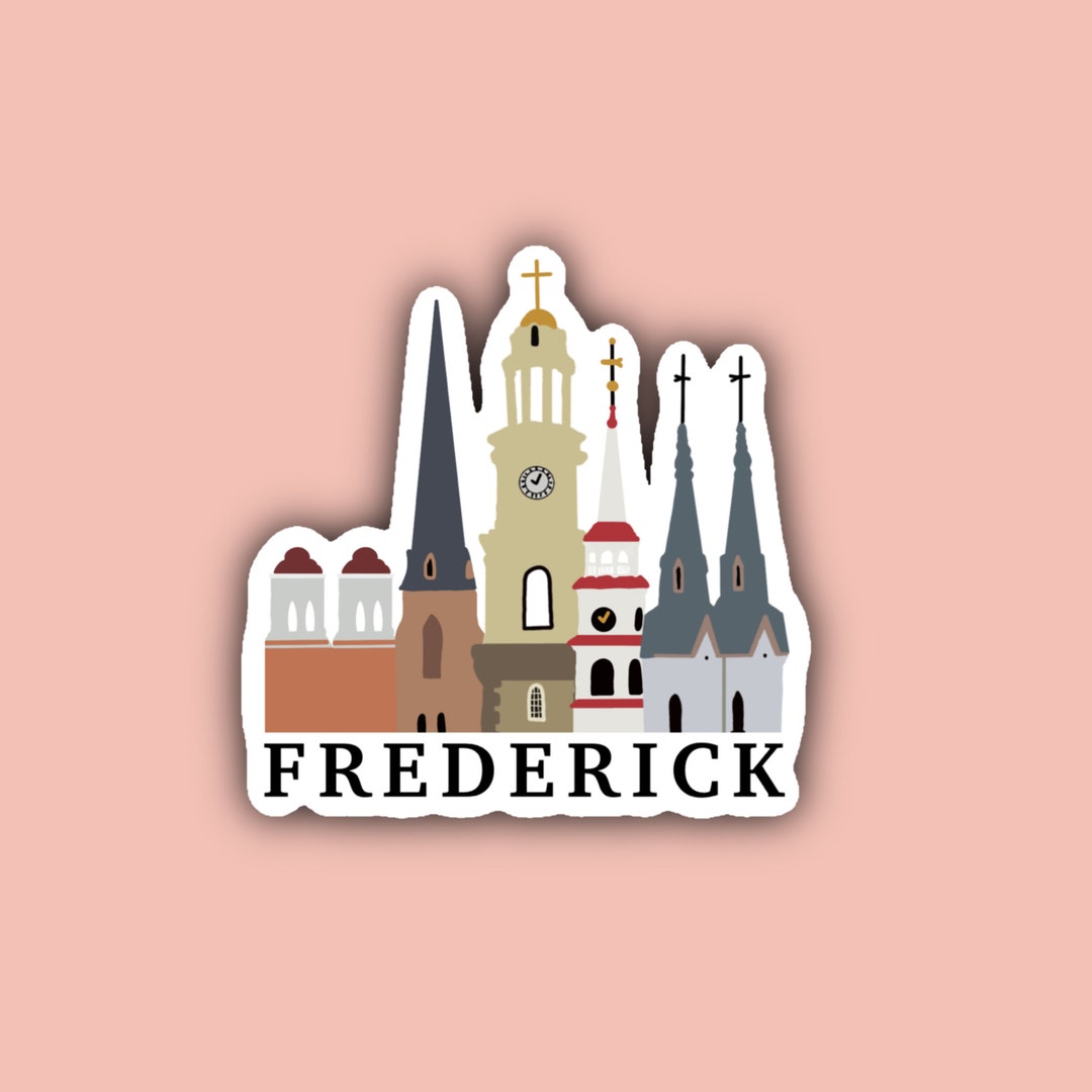 Frederick Maryland 3 Waterproof Sticker - Etsy