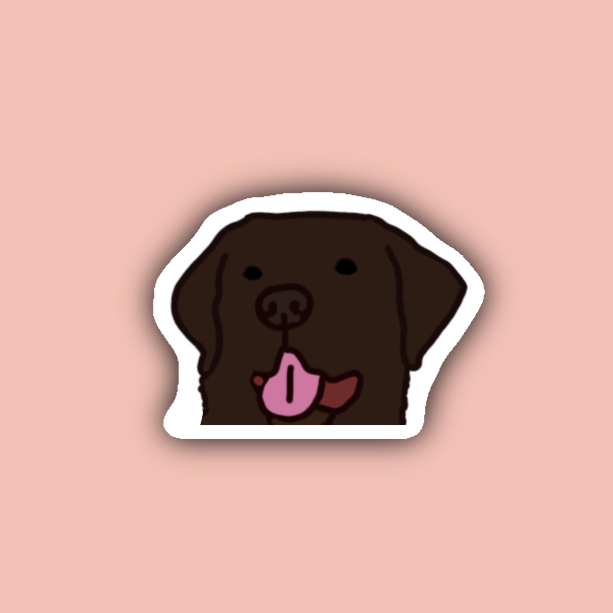 Chocolate Lab Sticker Pack Lab Stickers Labrador Retriever | Etsy