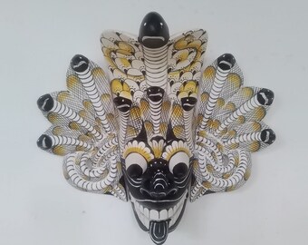 Wooden Hand Carved Sri Lankan Stunning Traditional Sanni Mask 8 wall ...