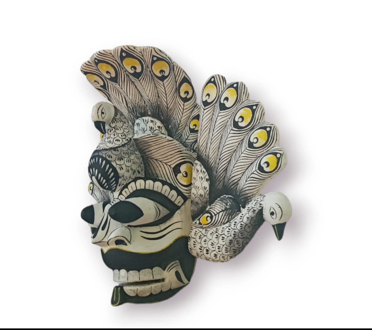 Sri Lankan Mask,wooden Mask,cobra Protection / Fire Demon / Devil Mask ...