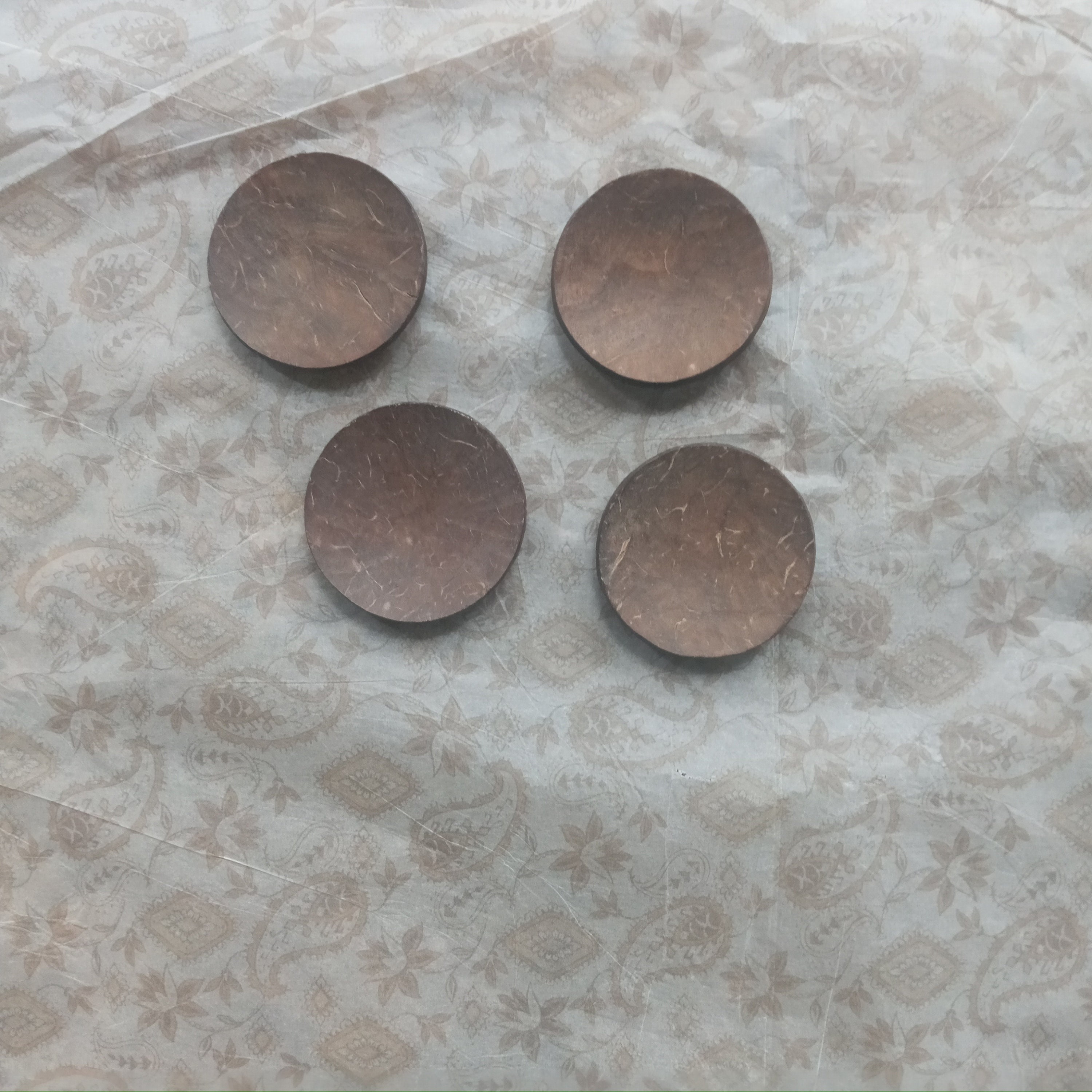 Chamalongos Set of 4 Coconut Shell | Divination Shells | Spiritual ...