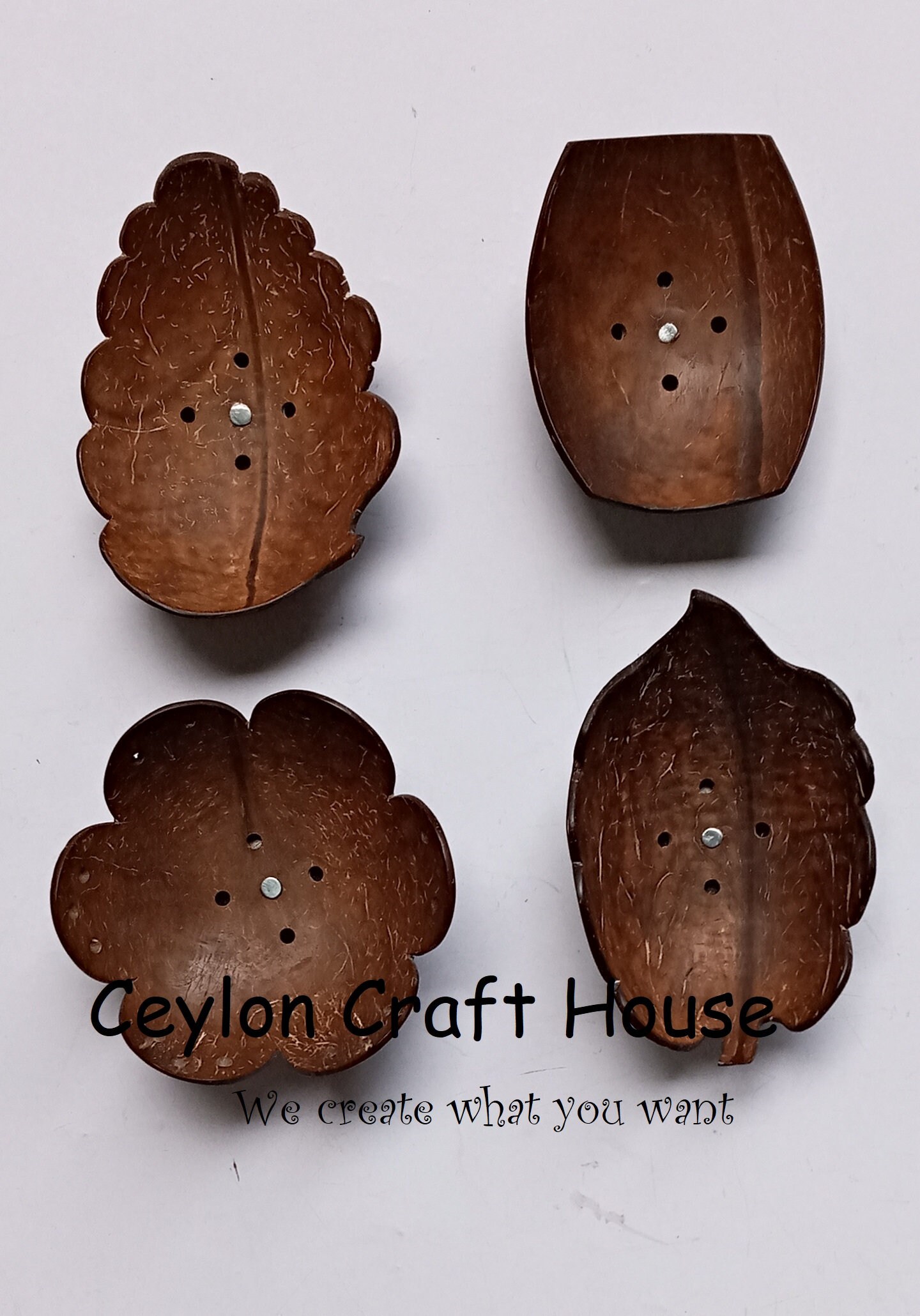 Coconut Shell Soap Dish / Natural Coconut Shell Soap Holder ...