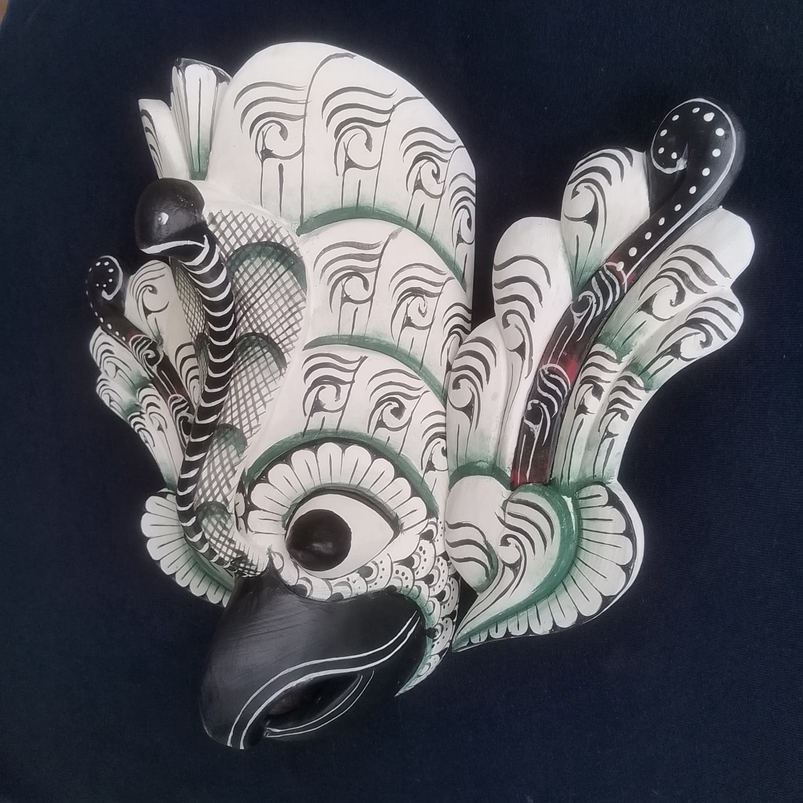 Bird Demon Mask,devil Mask,wood Bird Mask,fantasy Demon Mask,unique ...