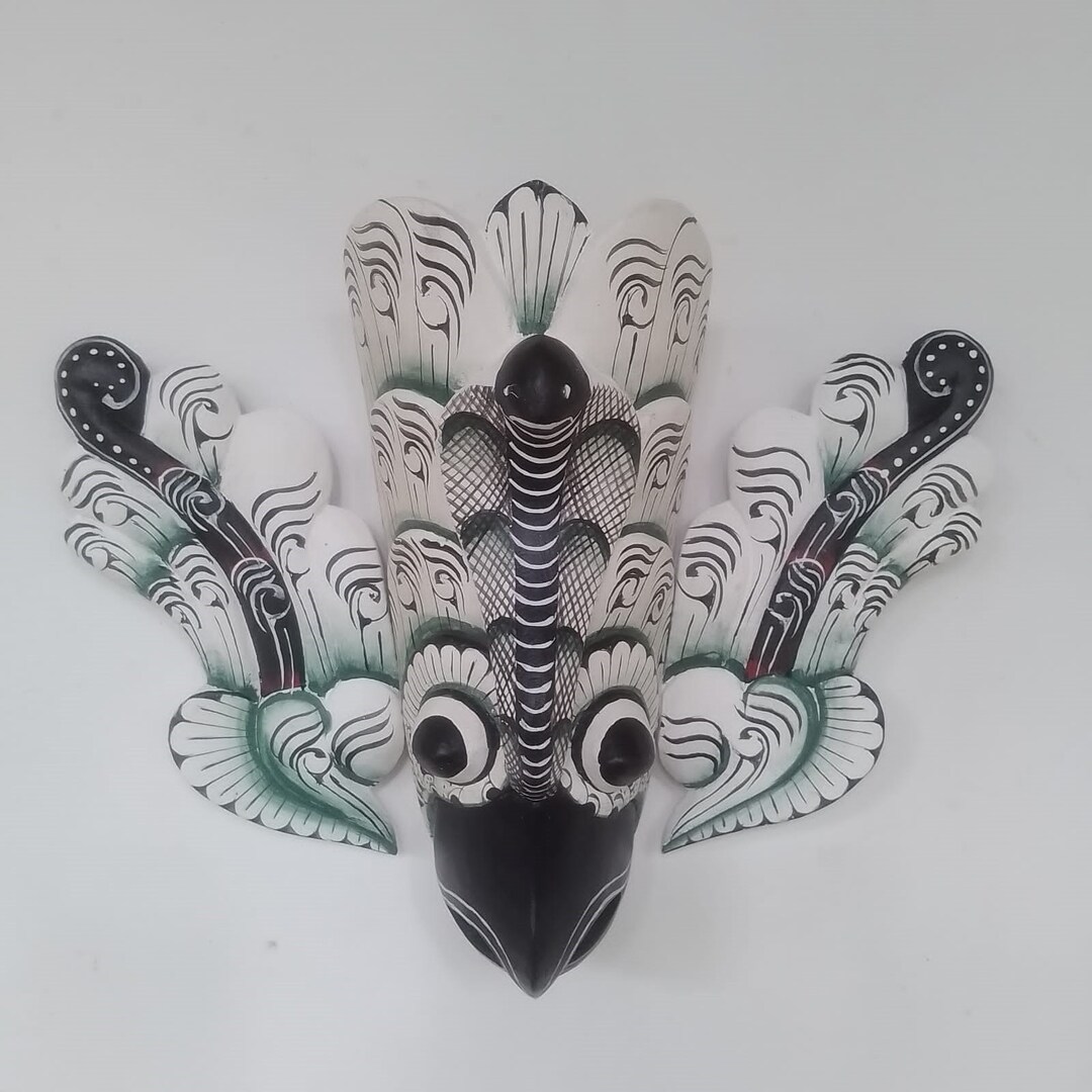 Bird Demon Mask,devil Mask,wood Bird Mask,fantasy Demon Mask,unique ...