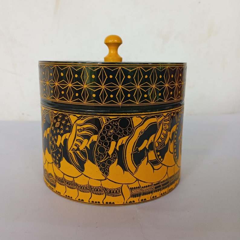100% Handmade High Quality Sri Lankan Traditional Container Storage Box ...