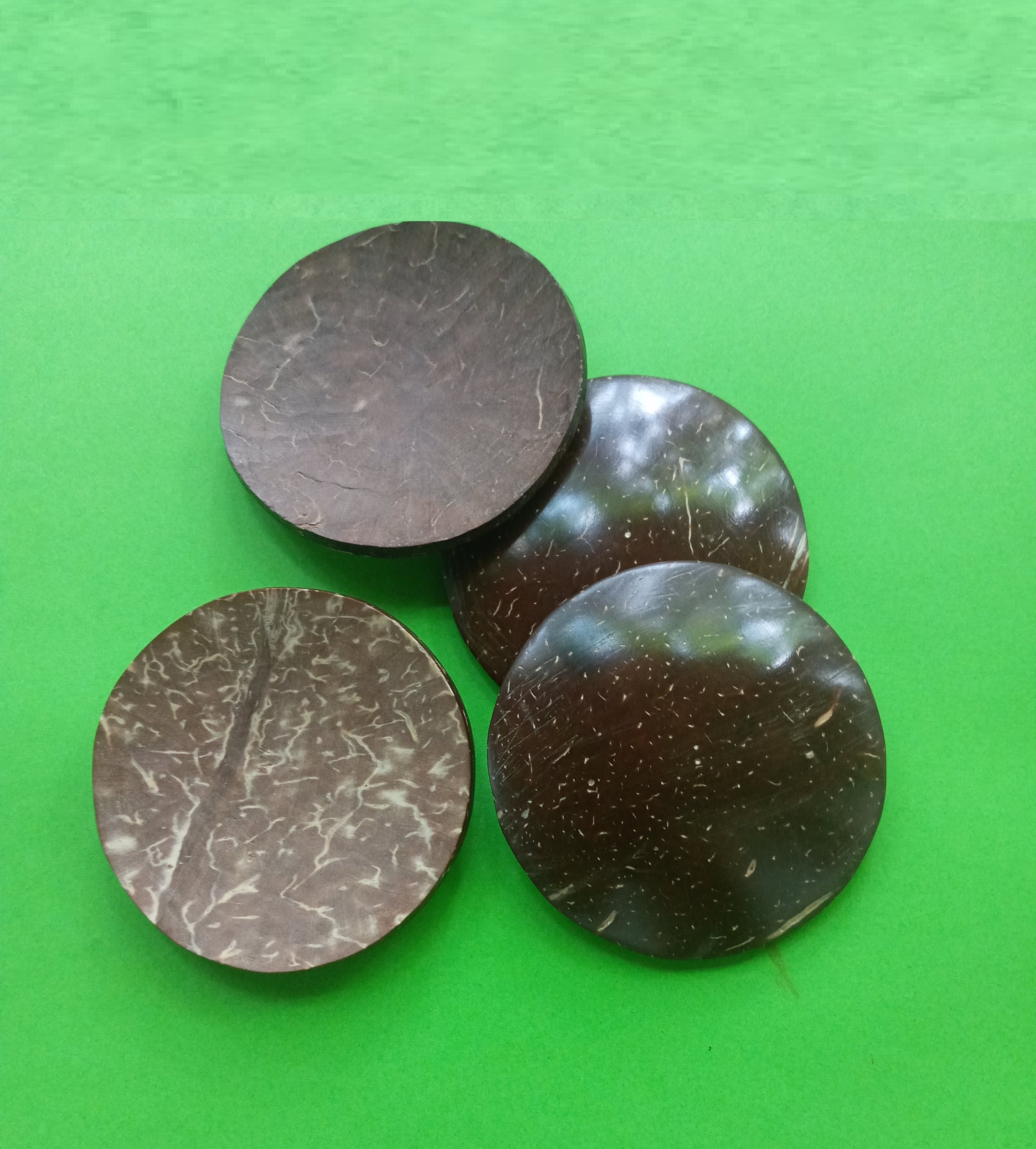 Chamalongos Set of 4 Coconut Shell | Divination Shells | Spiritual ...