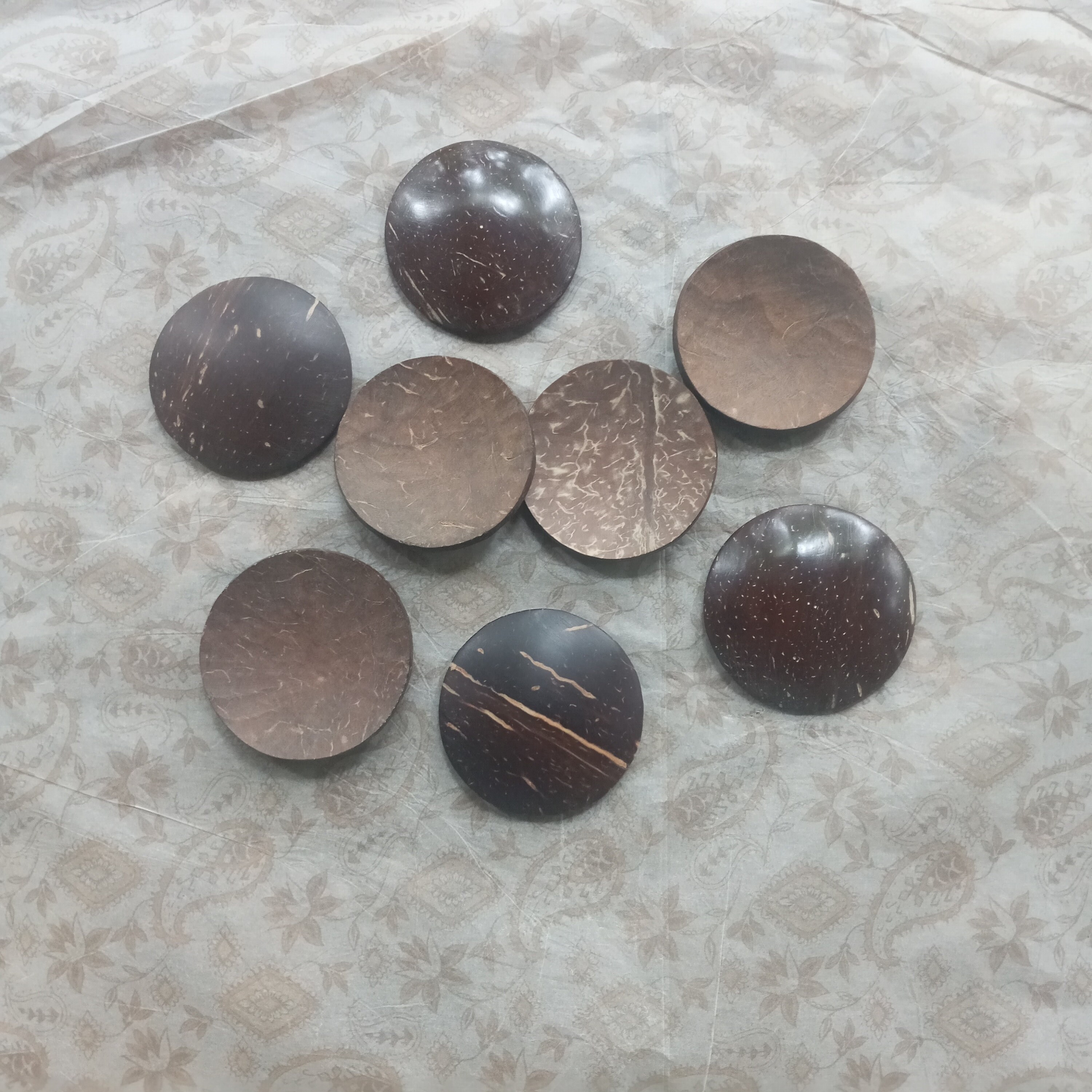 Chamalongos Set of 4 Coconut Shell | Divination Shells | Spiritual ...