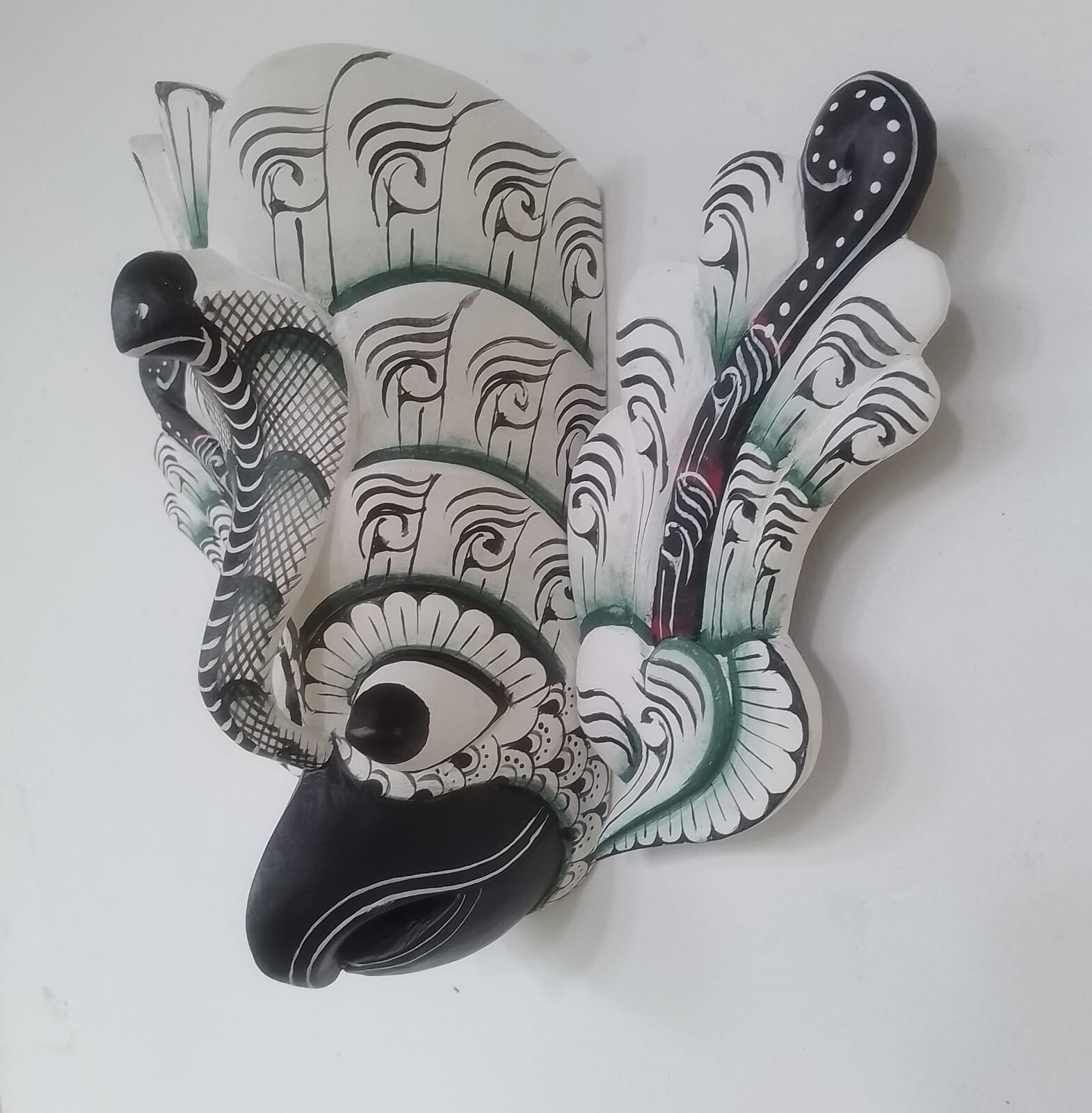 Bird Demon Mask,devil Mask,wood Bird Mask,fantasy Demon Mask,unique ...