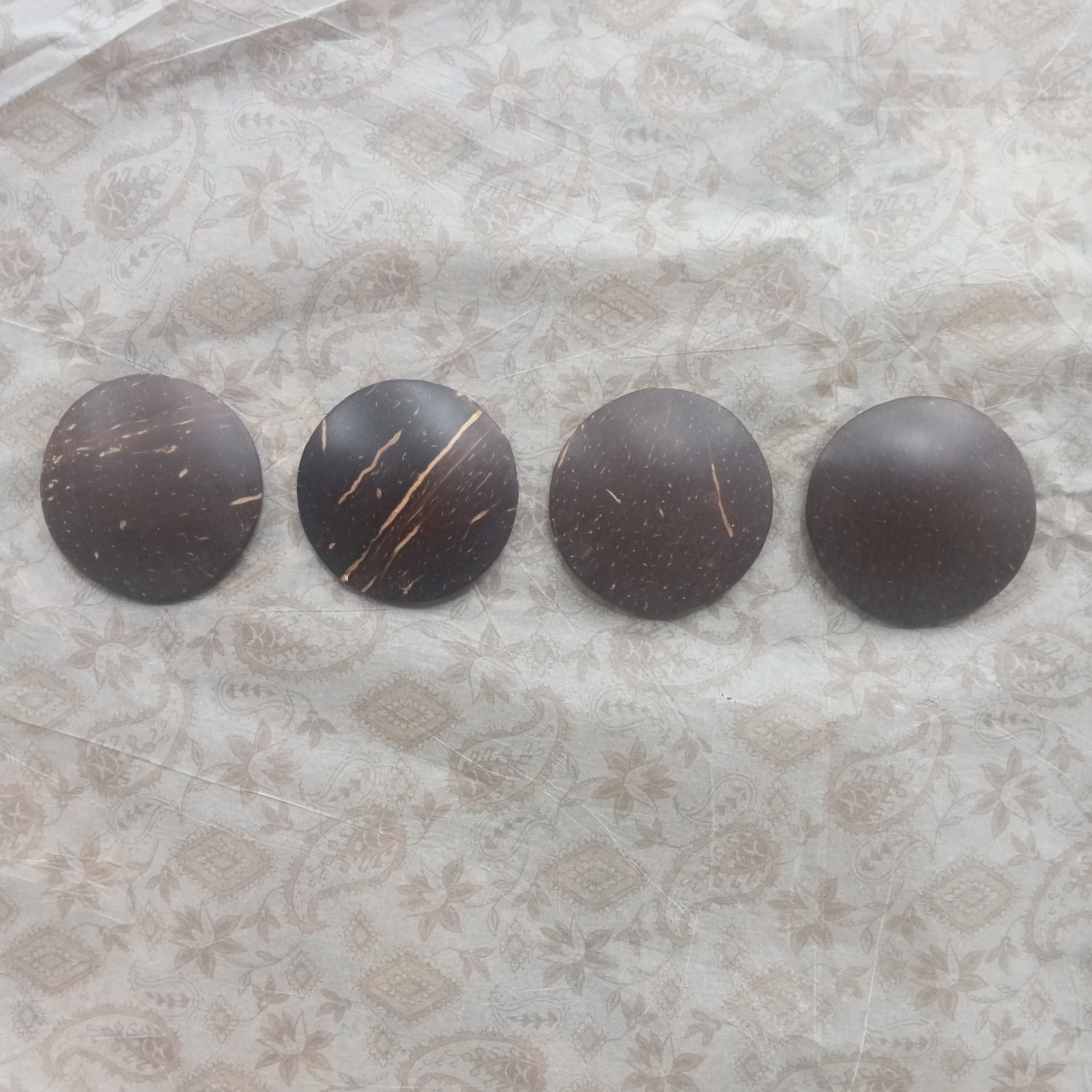Chamalongos Set of 4 Coconut Shell | Divination Shells | Spiritual ...