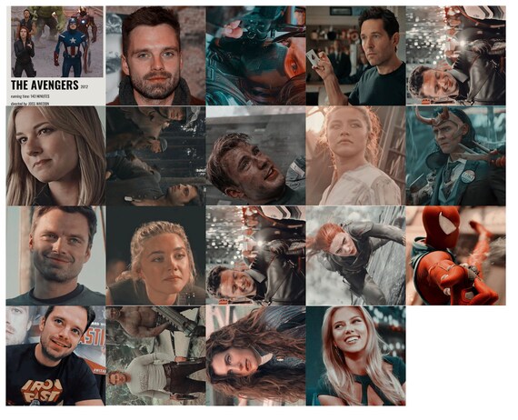 Super Heros Photo Collage Kit - Etsy