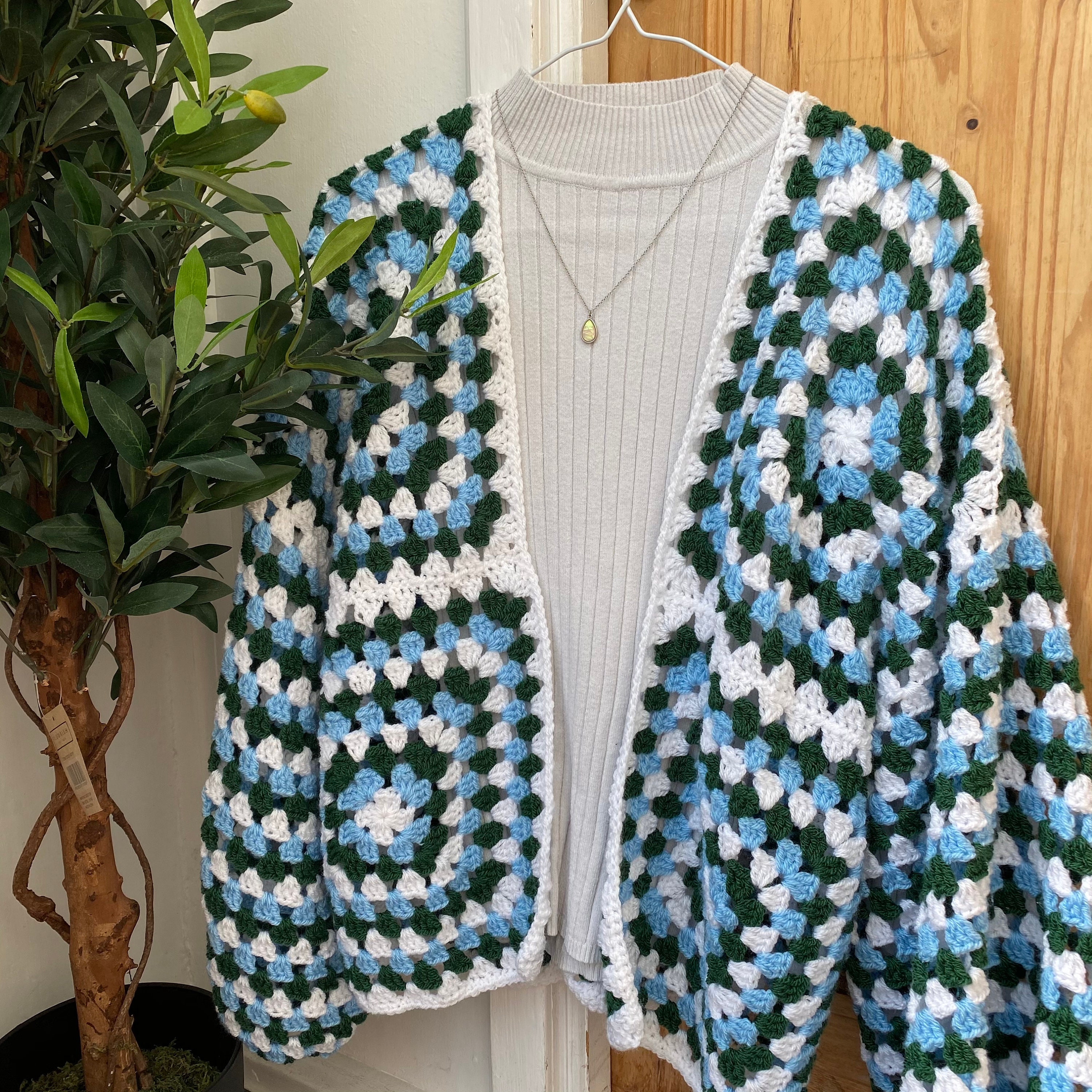 Granny Cardigan Pattern | Etsy