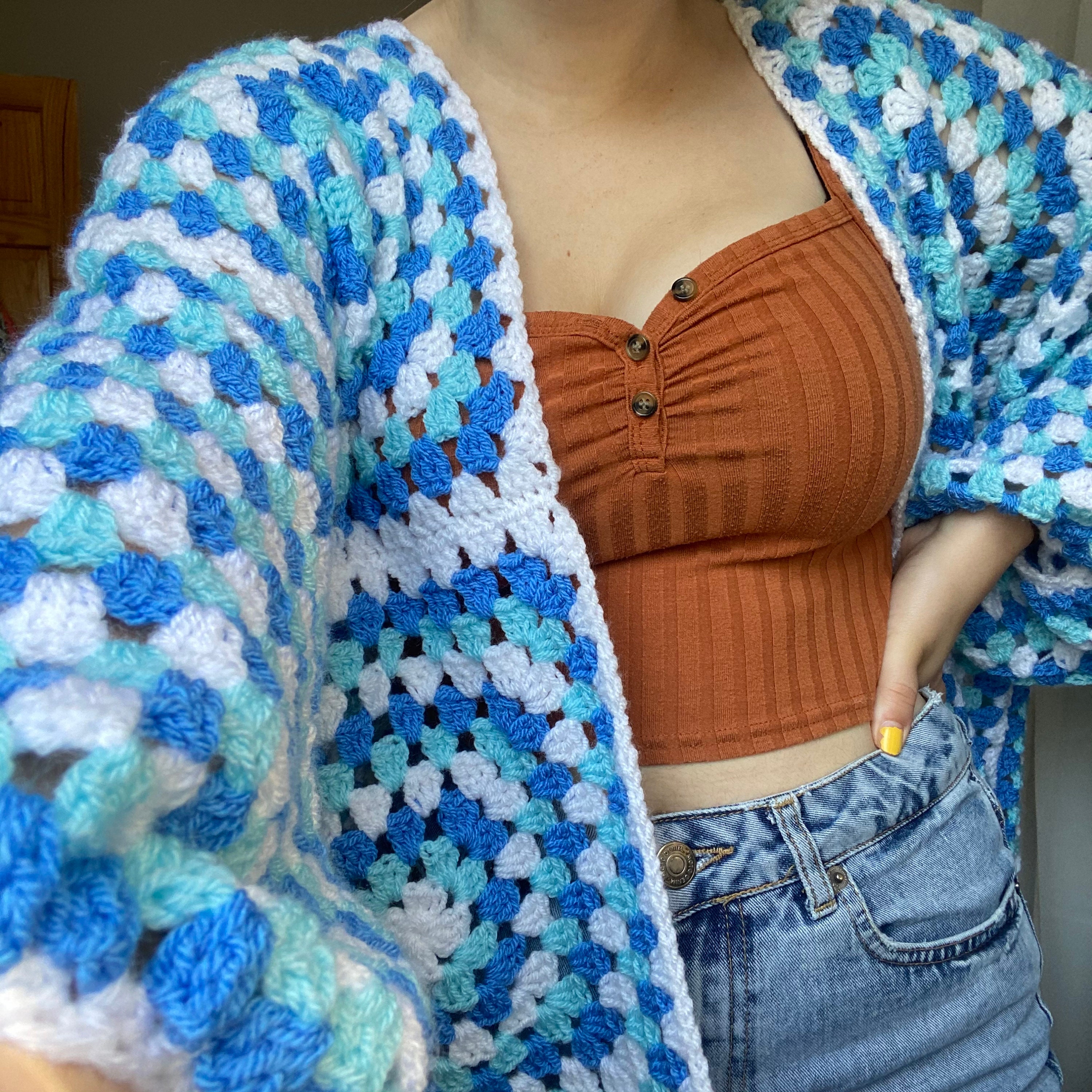 Granny Cardigan Pattern | Etsy