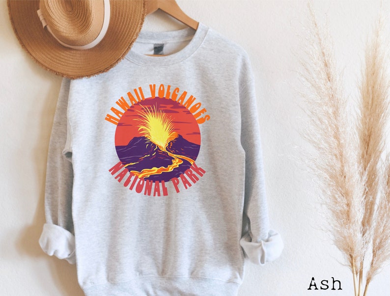 Hawaii Volcanoes National Park Sweatshirt Hawaii Volcano Shirt - Etsy