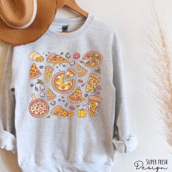 Pizza Sweatshirt - Etsy