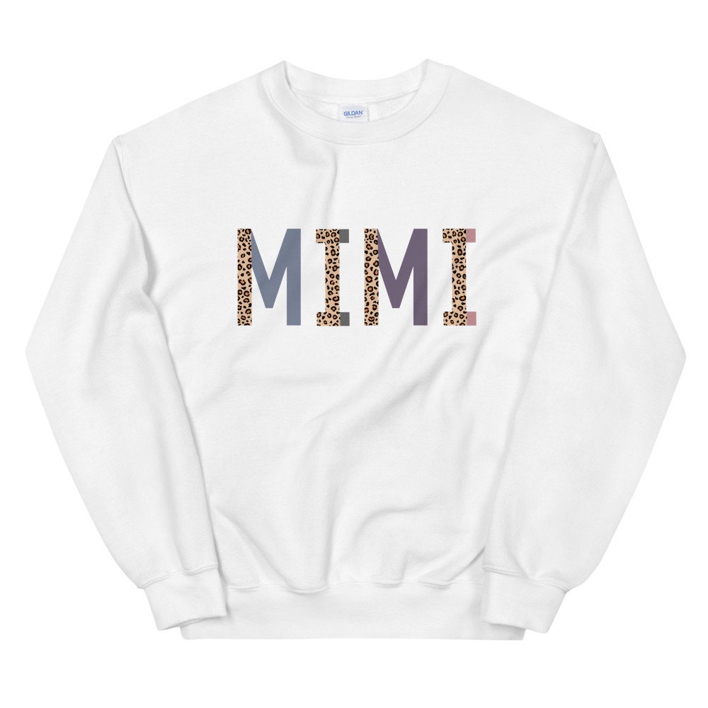 Mimi Sweatshirt Mimi Sweater Leopard Print Mimi Gift Gift | Etsy