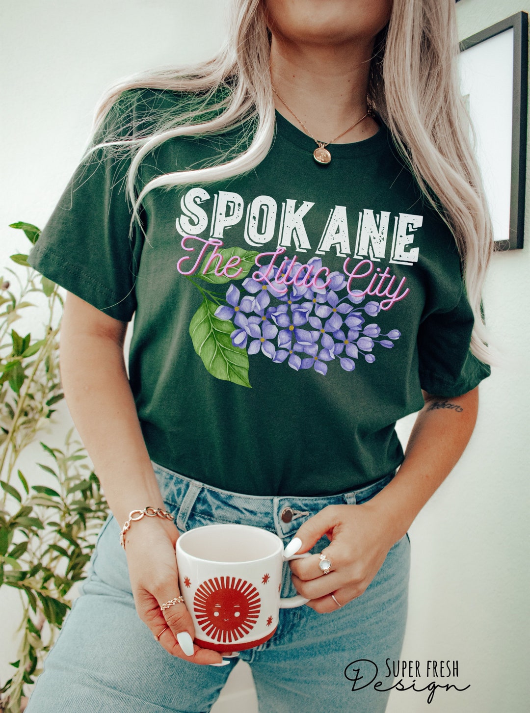 Spokane the Lilac City, Spokane Shirt Spokane Washington T Shirt ...