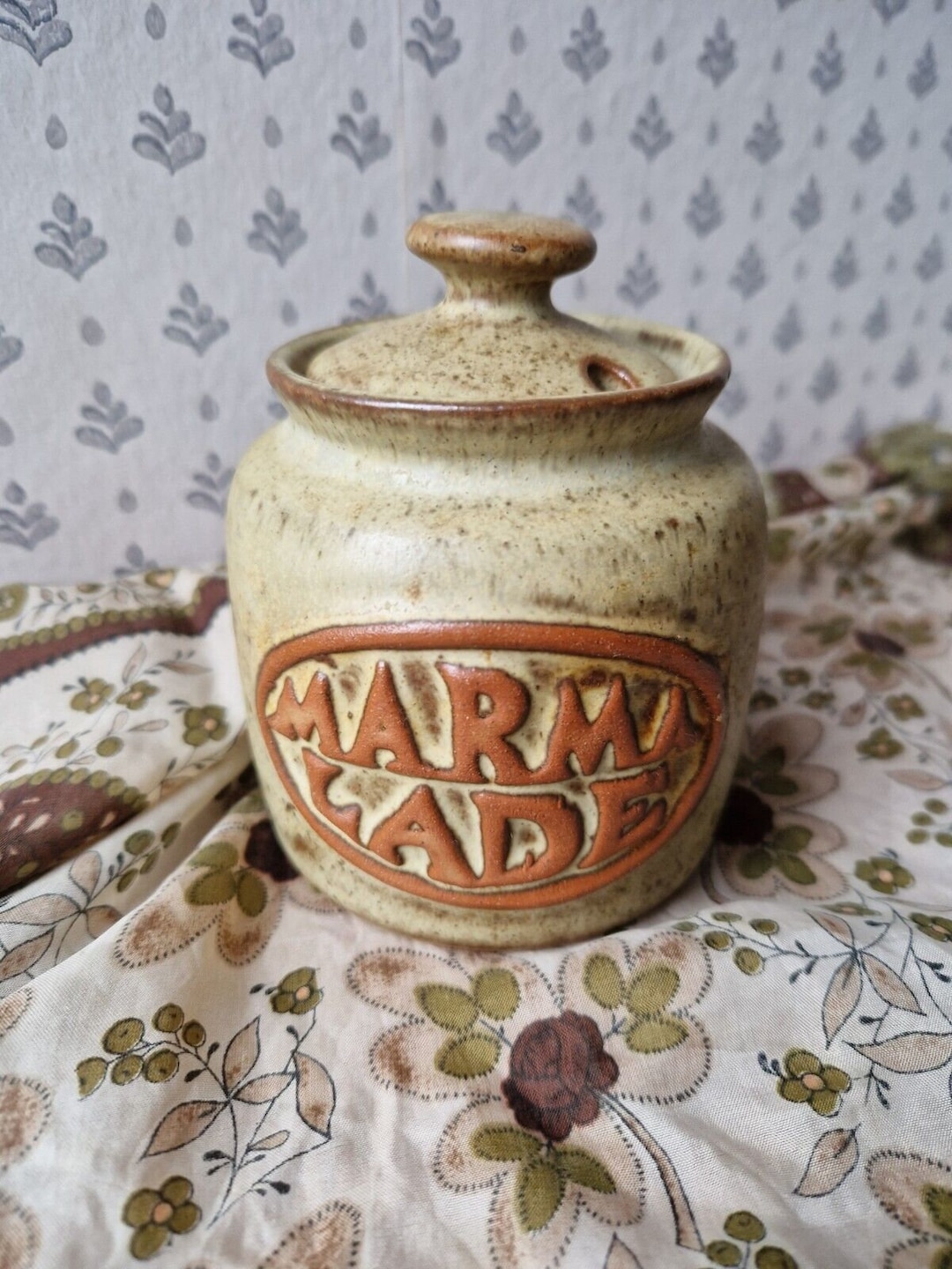 Vintage Tremar Cornish Stoneware Pottery Preserve Pot Jar With Lid ...