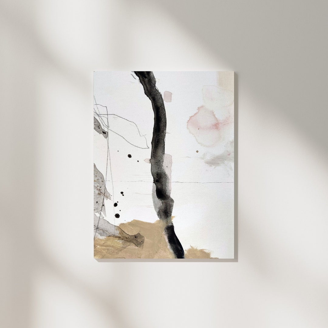 Minimalist Art, Neutral Beige Print, Digital Download, Beige Printable ...