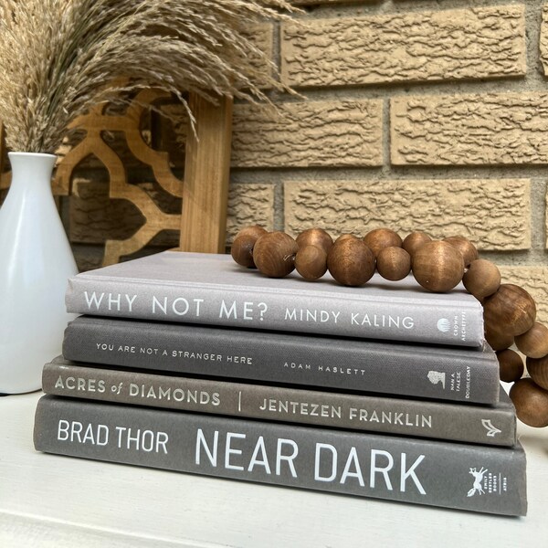 Stacked Books Decor - Etsy