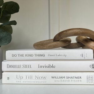 Hardcover Book Stack, White Book Stack, Staging Books, Decorative Book ...