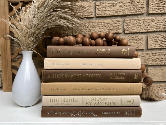 Hardcover Book Stack Staging Books Decorative Book Stack - Etsy