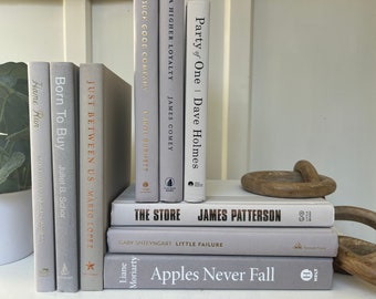 Hardcover Book Stack, White Book Stack, Staging Books, Decorative Book ...